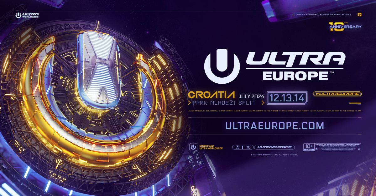 FESTIVAL ULTRA EUROPE SLAVI VELIKIH DESET GODINA - Ultra Split